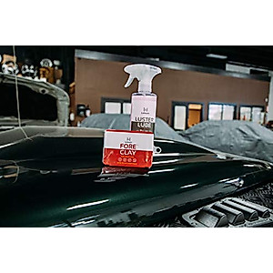 Fore Clay and Luster Lube - Clay Bar Kit, Auto Detailing Clay bar for Cars, Trucks, Boats, Glass and Plastic. Includes Luster Lube Hydrophobic Lubricant.