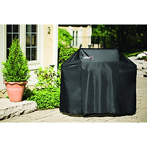 Weber Grill Cover For Spirit 220 and 300 Series, 52 x 42.8 Inch, Black