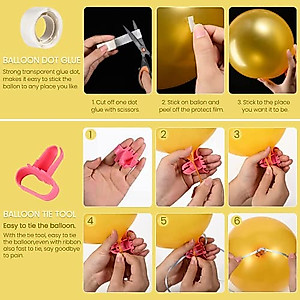 81 Pieces Navy Blue and Gold Retirement Party Supplies Decorations included 80 Pieces 12'' Balloons with 1 Large Happy Retirement Backdrop Banner Set Retirement Party Supplies for Women and Men