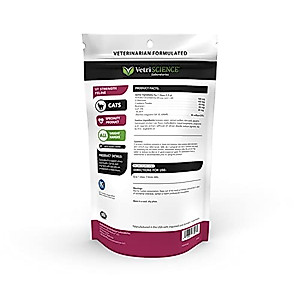 VETRISCIENCE UT Strength Feline Urinary Tract Supplement for Cats – Chews for Urinary Tract Support with Cranberry Powder, Bromelain, and Probiotics