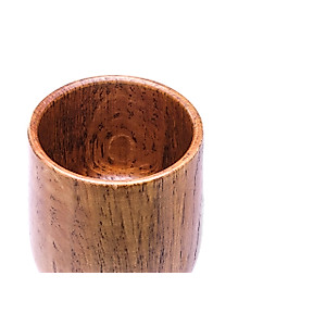 Islandoffer 2X Japanese Wooden Tea Cups, 4 oz, 120 mL