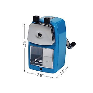 CARL Angel-5 Pencil Sharpener, Blue