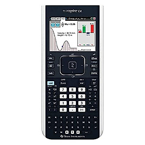 Texas N3/TBL/1E1 TI-Nspire CX Graphing Calculator, Black
