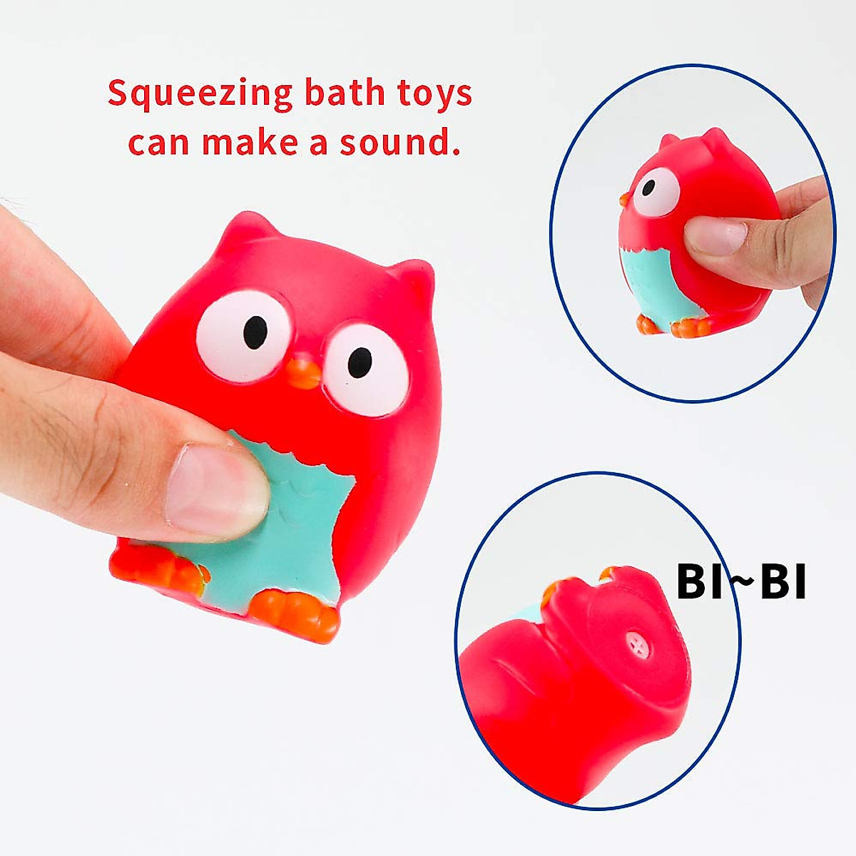 Toddler Bath Toys Mold Free Bathtub Toys, Bath Toys for Toddlers 1-3 Pool Bathroom Bath Time Submarine Set, Pool Toys for Toddlers Infant Boys Girls Birthday Gifts Age 1 2 3 4 5 6 Year Old (Animal)