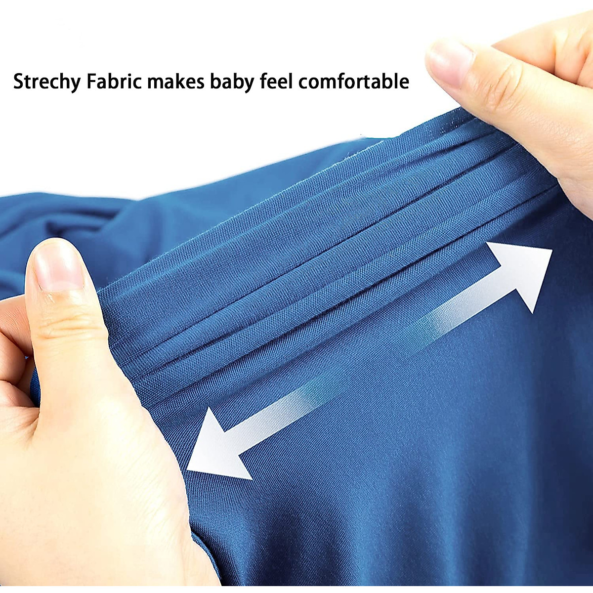 iEvolve Cotton Knitted Baby Swaddle Blanket with Hat Headband Set Newborn Swaddle Wrap Receiving Blankets for Baby Girl Boy 35" x 35"(OliverGreen)