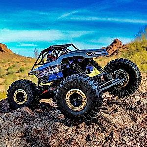 DANCHEE RidgeRock - 4WD Electric Rock Crawler - 1/10 Scale - RTR, Blue