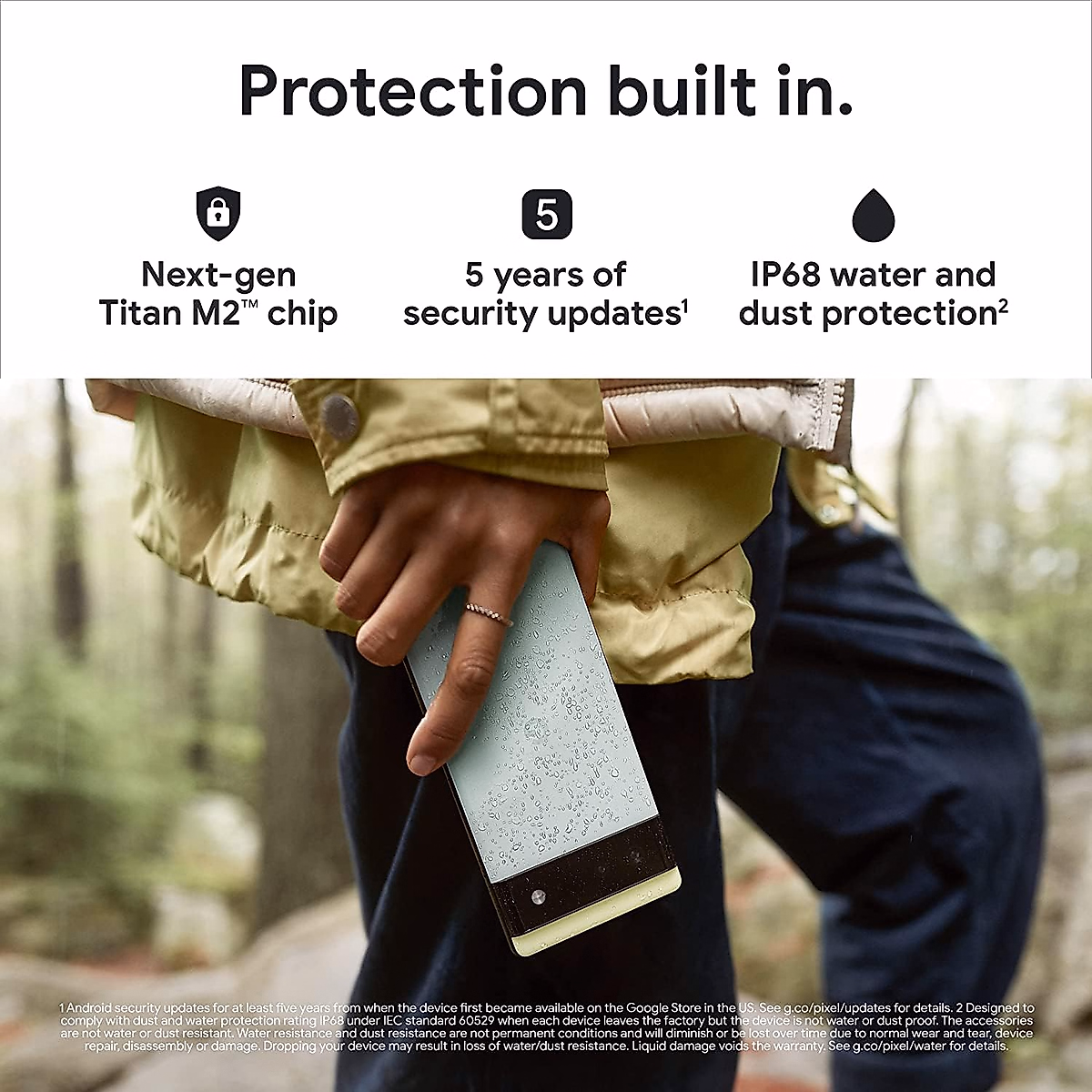 Google Pixel 6 5G, US Version, 128GB, Stormy Black - Verizon (Renewed)