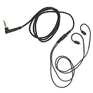 PUSOKEI Headphone Audio Cable A2DC Headphone Jack Hanging On Ear Design 3.5mm Plug for ATH CKS1100 E40 E50 E70 LS200 LS300 LS400 CKR90 CKR100 LS50 LS70