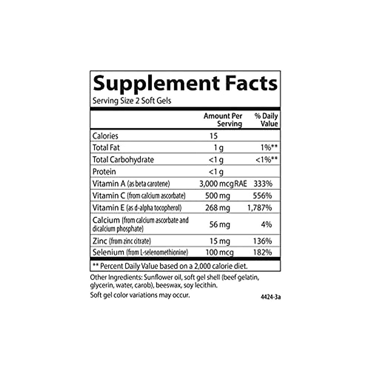 Carlson - ACES + Zn, Vitamins A, C, E + Selenium & Zinc, Thyroid Support, Multivitamin with Zinc, Cellular Health & Immune Support, Selenium Multivitamin, Antioxidant, 360 Softgels