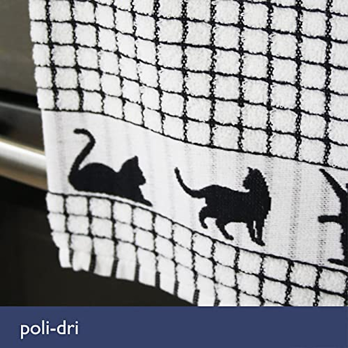 Samuel Lamont Poli-dri Jacquard Tea Towel Cat