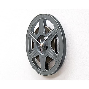 movie Film Reel Wall Clock, Movie, Lover, Clock, Unique, Wall, Filmmaker, Gift, Theater, Decor, Photographer,Steampunk, repurpose, recycle,