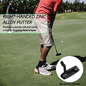 POSSOT Golf Putter Zinc Aluminum Alloy Putters Golf Club Right Handed CNC Milled Putter Face Sturdy Steel Shafts Easy-to-Control Grip for Man and Woman Golfer