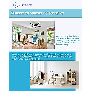 Ligtchser Portable Travel Garment Rack,Folding Clothes Rack for Dance,Travel,Camping, Drying,RV, Indoor,Outdoor. A Collapsible Mini Clothing Rack.