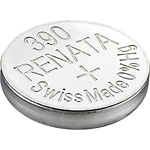 Silver Oxide Button Cell Battery 390 by Renata