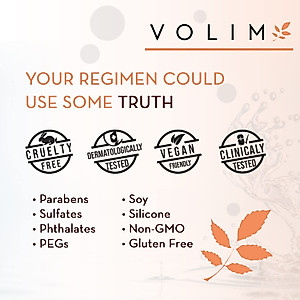 VOLIM Bright & Beautiful Vitamin C Facial Serum, Anti-Aging Face Serum for Women