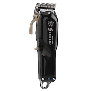 Wahl Professional 5 Star Series Cordless Senior Clipper with Adjustable Blade, Lithium Ion Battery with 70 Minute Run Time for Professional Barbers and Stylists - Model 8504-400