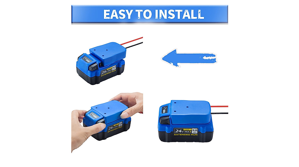Kobalt 24V Battery Adapter for DIY Power Projects