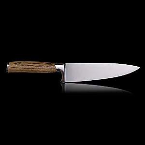 Schmidt Brothers - Zebra Wood, 6" Petit Chef Knife, High-Carbon German Stainless Steel Mulitpurpose Kitchen Cutlery