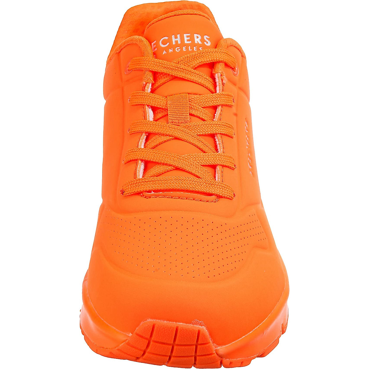 Skechers Women's Uno-Night Shades Sneaker, Orange, 8