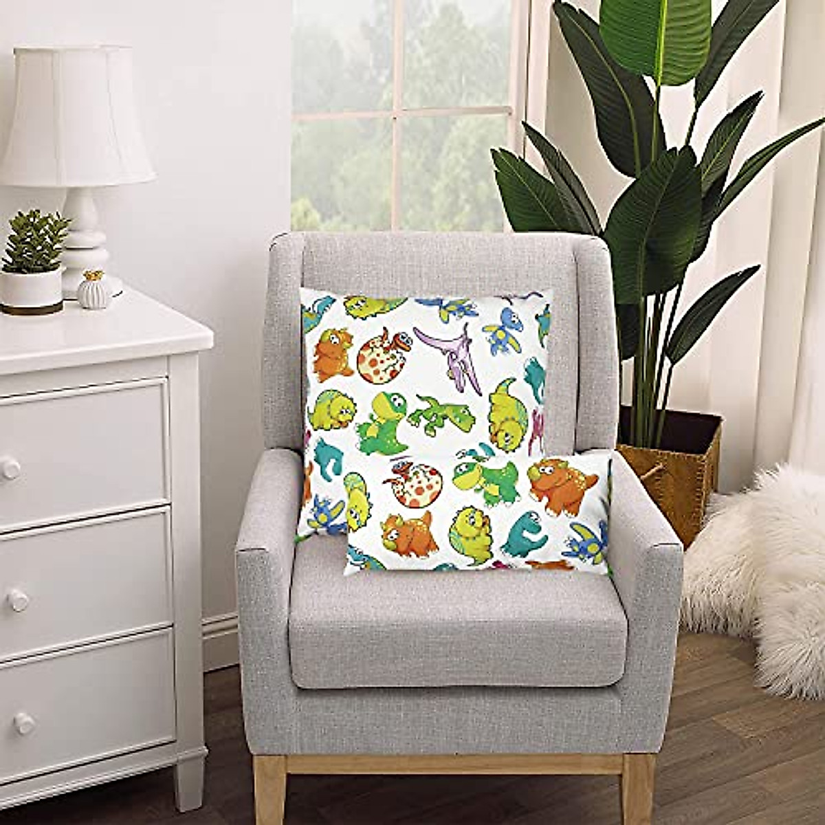 Car Seat Belt Pillow for Kids,Dinosaur Car Safety Belt Cover Pad for Head and Neck Shoulder Support,Auto Seat Belt Strap Cover for Children Baby (Dinosaur)