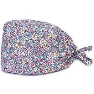 Kousenpu Adjustable Working Cap with Sweatband, Bouffant Tie Back Hat, Suitable for Men and Women, One Size Multi Color (Color W)