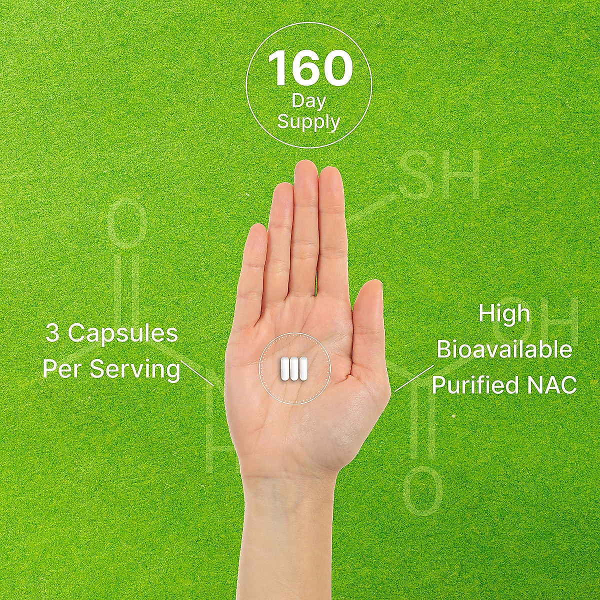 2 Pack NAC Supplement (N-Acetyl Cysteine) 1,000mg Serving with Reduced Glutathione, 480 Capsules