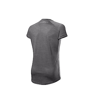 EvoShield womens Fx Short Sleeve Training Tee Shirt, Charcoal, X-Small US