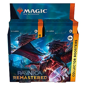 Magic: The Gathering Ravnica Remastered Collector Booster Box - 12 Packs (180 Magic Cards)