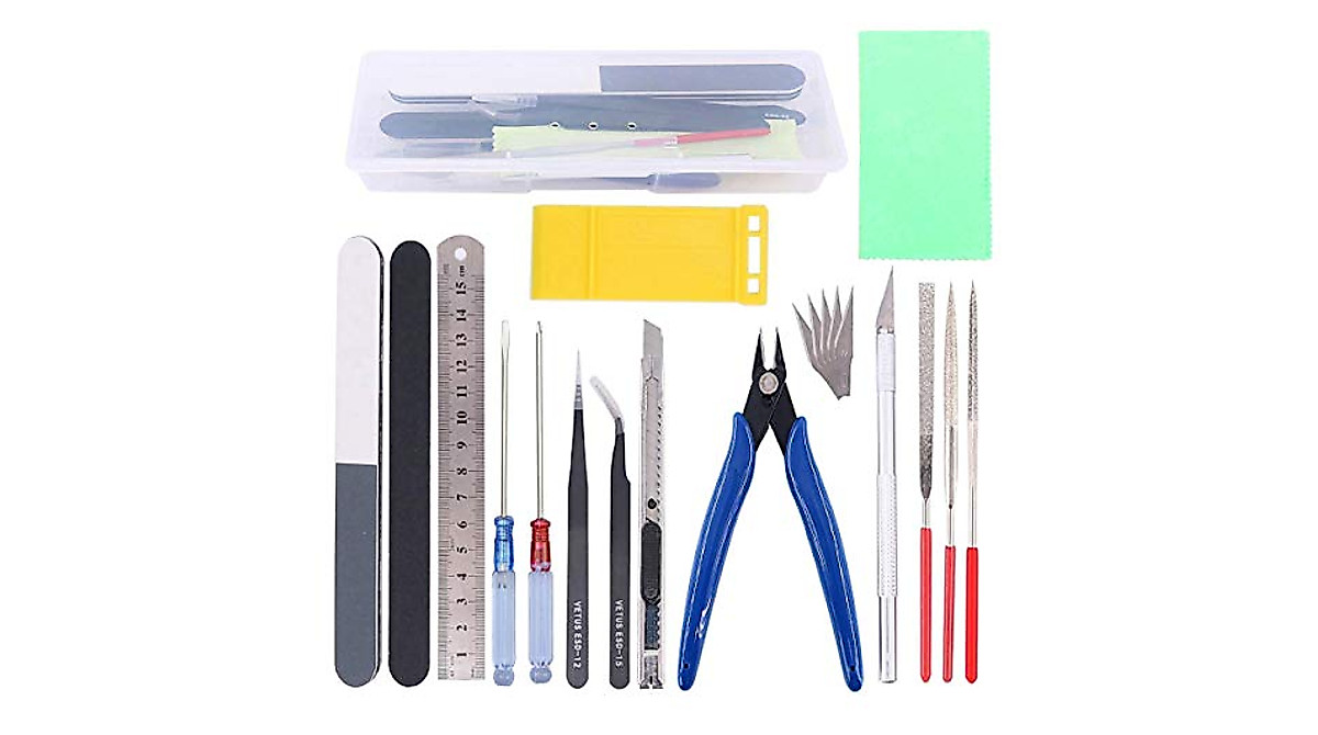 Premium Gundam & Gunpla Model Building Tools Kit - 16/20 Pk