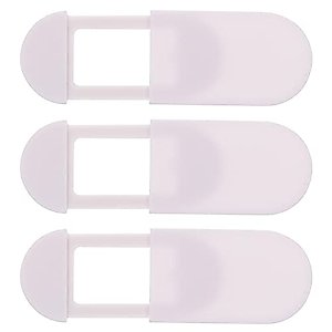 Hemobllo 3Pcs Privacy Cover Lens Protector Computer Camera Webcam Lens Covers Webcam Shutter Covers Web Camera Covers Phone Camera Webcam Lens Protective Covers Jammer White abs Cell Phone