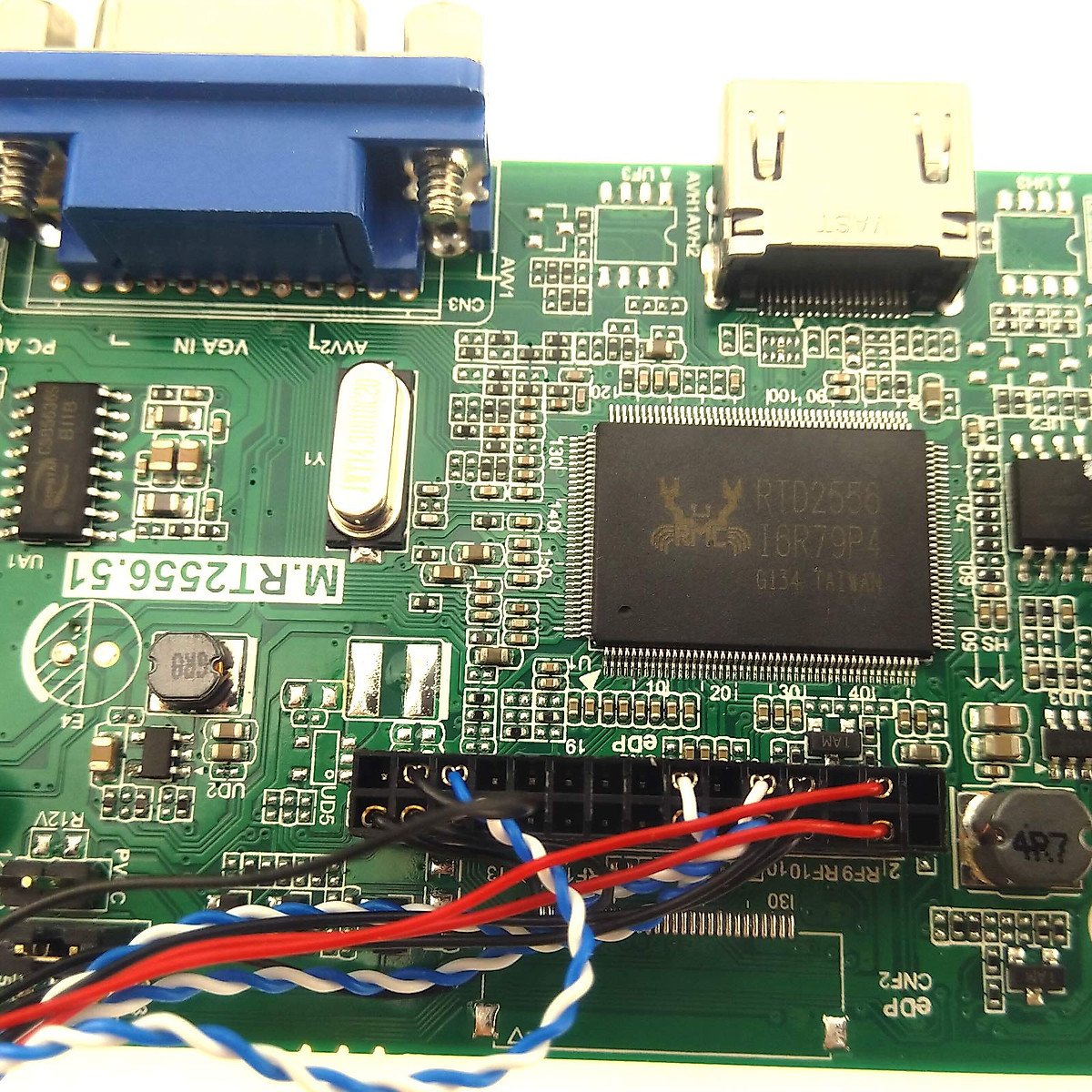 LP156WF6 eDP LCD Panel Control Board Driver Kit 1080P VGA HDMI Video 3.5mm Audio Input