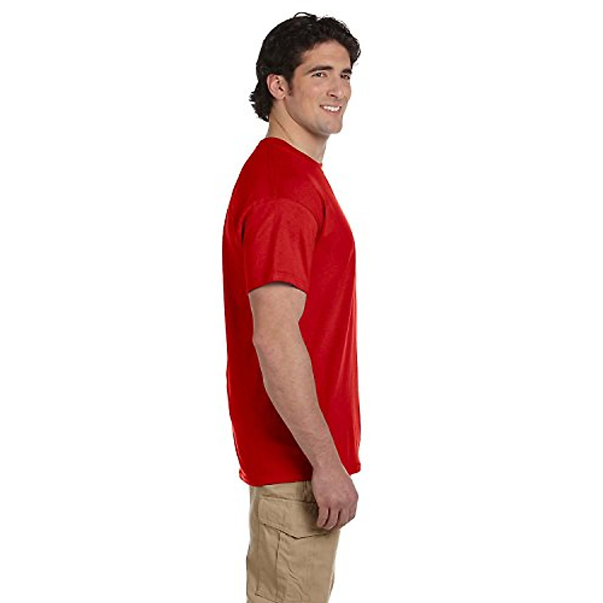 Fruit of the Loom 5 oz, 100% Heavy Cotton HD T-Shirt, XL, True RED