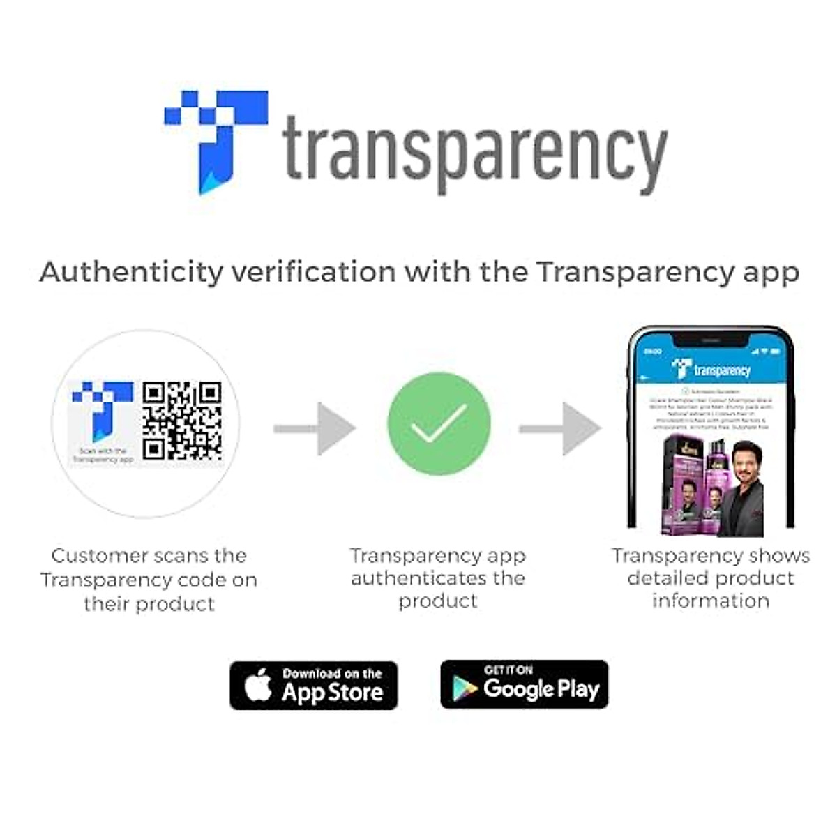 Vcare Hair Color Triple Plus Shampoo Hair Color (Black) - 180ml