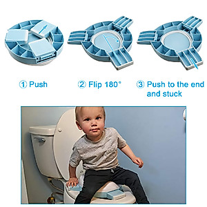 Portable Potty for Toddler Travel, Portable Toddler Potty, Potty Training Seat, Kids Toilet, Go Potty With Storage Bag & Toilet Brush