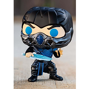 Funko Pop Mortal Kombat Movie Sub-Zero Glow in The Dark Exclusive Figure