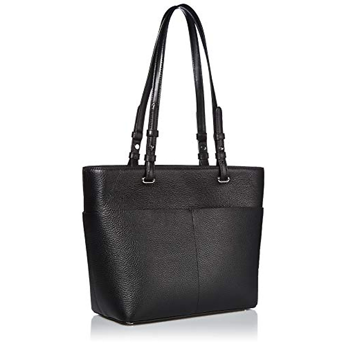 Michael Michael Kors Bedford Medium Top Zip Pocket Tote Black/Black One Size