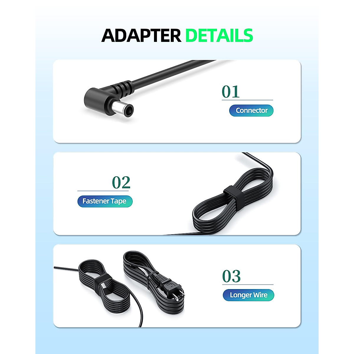 24V AC Charger Fit for Samsung HW-H550 HW-H551 HW-H570 HW-F355 HW-F350 HW-FM55 HW-F550/551 HW-F750 HW-HM55C Standard Soundbar Power Supply Adapter Cord