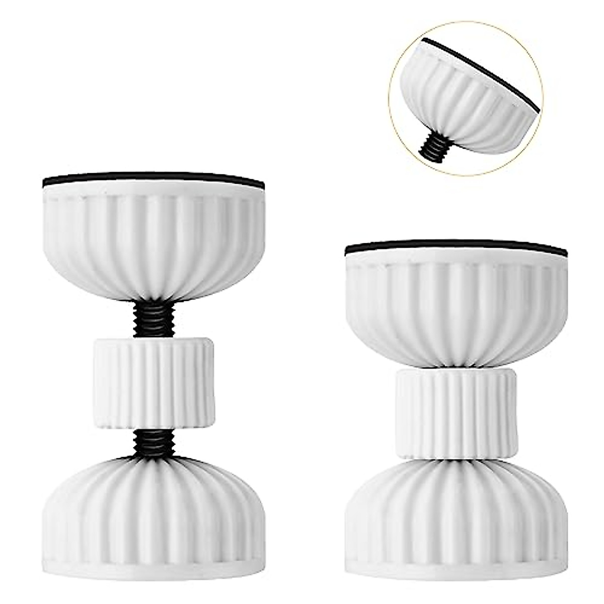 cosbur 2PCS Headboard Stoppers for Bed, 2023 Newset Adjustable Bed Frame Anti-Shake Tool for Bed, Antishake Telescopic Support Stabilizer, for Room Wall Beds Cabinets Sofa, Easy to Install