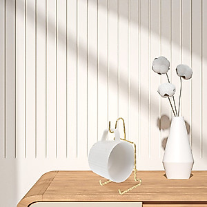 Zerodeko Desktop Stand 2pcs Tea Cup and Saucer Display Stand Holder Rack Teacup Easel Metal Cup Saucer Holder Display Shelf for China Coffee Mug Organizer Wire Gold A Octopus Mug Holder