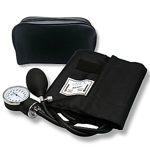 HCS Extra Large Blood Pressure Cuff Manual - Aneroid Sphygmomanometer, X Large Adult - Medical, Home, Elderly Care - BP Cuff Manual - XL Blood Pressure Cuff Arm Monitor w/Carrying Case