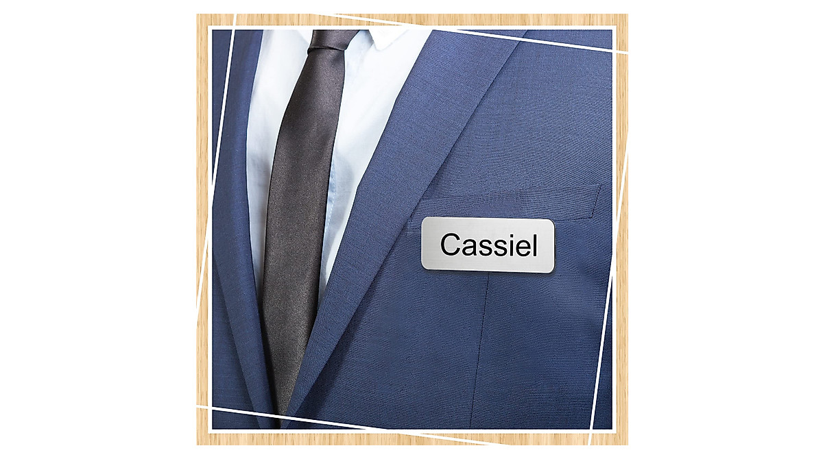 50 Pack Magnetic Name Tags - Durable & Versatile Solution