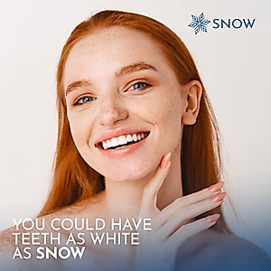 SNOW Teeth Whitening Foam - Gentle Teeth Whitening for Aligners and Night Guards Cloud-Like Spray Foam, Oral Personal Care with Hydroxyapatite and Arginine for The Teeth Enamel, 1.7fl. oz.