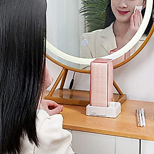 Goodliest Automatic Cotton Pad Holder, Automatic Cotton Pad Dispenser, Storage Box Detachable Dust-Proof Rectangular Reusable Plastic Auto Cotton Pad Dispenser Household Supplies, Cotton Pad Holder