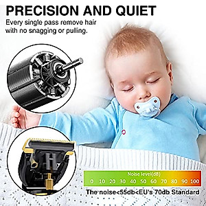 Professional Hair Clippers for Men Cordless Hair Trimmer Ornate Beard Trimmer Lineup Hair Clipper Rechargeable Grooming Kit Adjustable Hair Trimmers Outliner Edgers Haircut Kit with LED Display Gold