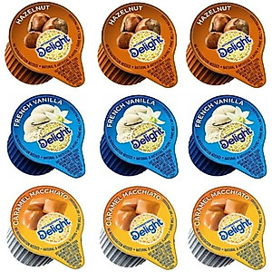 International Delight Liquid Non-Dairy Creamer Singles Variety Pack Box Of 48