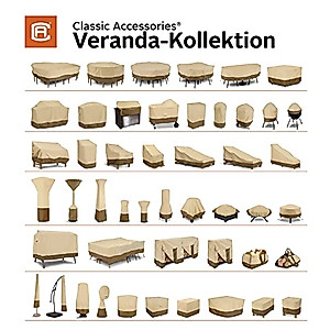 Classic Accessories Veranda Water-Resistant 31.5 Inch Adirondack Chair Cover, Patio Furniture Covers