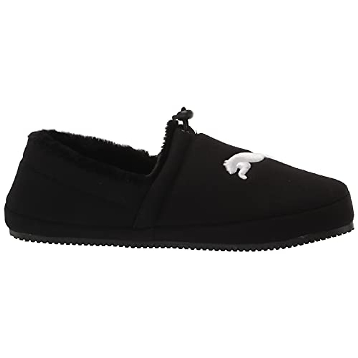 PUMA Men's Tuff Moccasin Slipper, Black Whit, 9