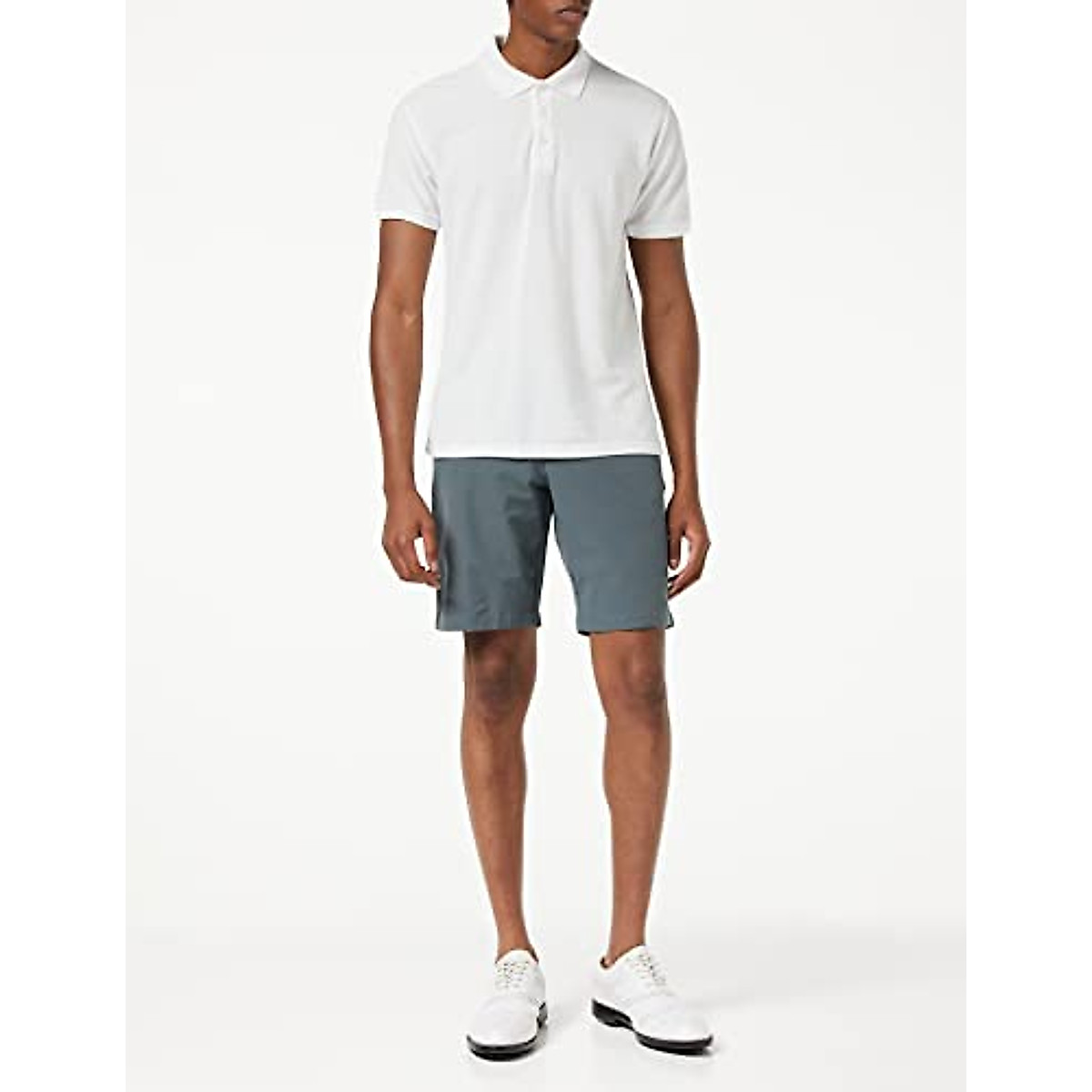 Under Armour Men's Tech Golf Shorts , Pitch Gray (012)/Black, 34