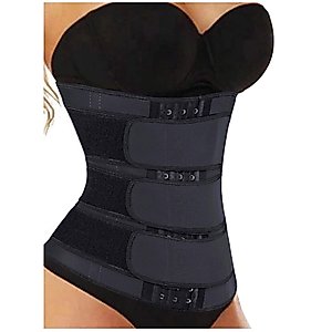 Waist Trainer Corset Trimmer Belt for Women Weight Loss Sweat Belt Waist Slimmer Sports Girdle Burn Belly Band