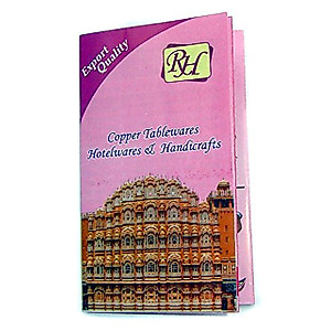 Rastogi Handicrafts Lokta Handmade Paper Journal Diary Note Book Planner Diary Pink Om Chakra Spiritual SIZE - 6x4 INCH